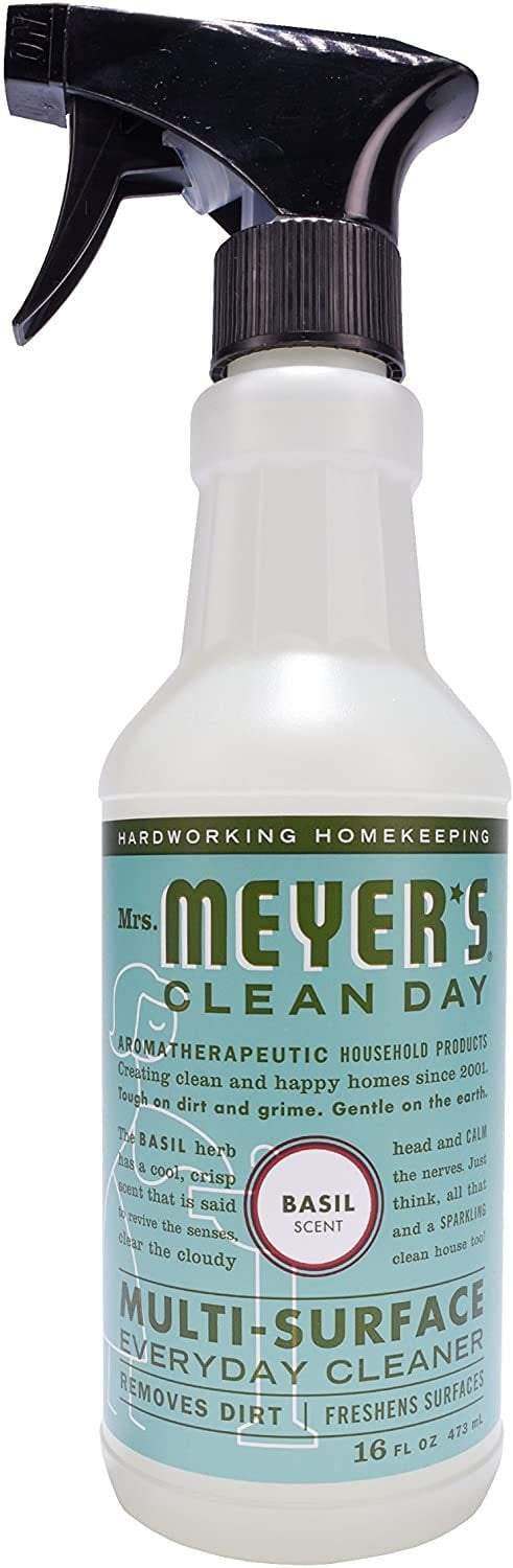 Mrs. Meyer's Multi-Surface Everyday Cleaner Basil, 16 Fl. Oz. Pack of 3 ...
