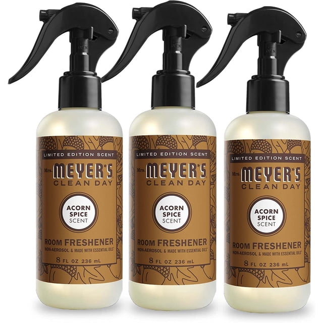 Mrs. Meyer's Room and Air Freshener Spray, Non-Aerosol Spray Bottle ...