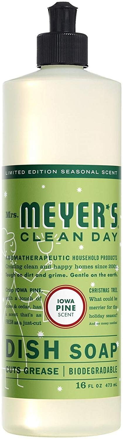 Mrs. Meyers Clean Day Dish Soap, Iowa Pine, 16 oz Pack - 1 - Walmart.com