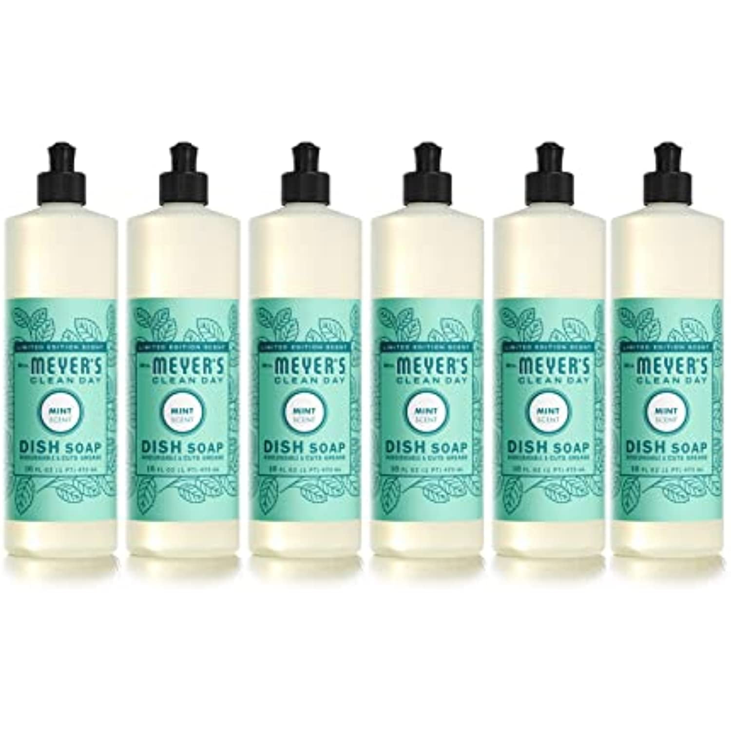 Mrs. Meyers Clean Day Dishwashing Liquid Dish Soap, Cruelty Free ...