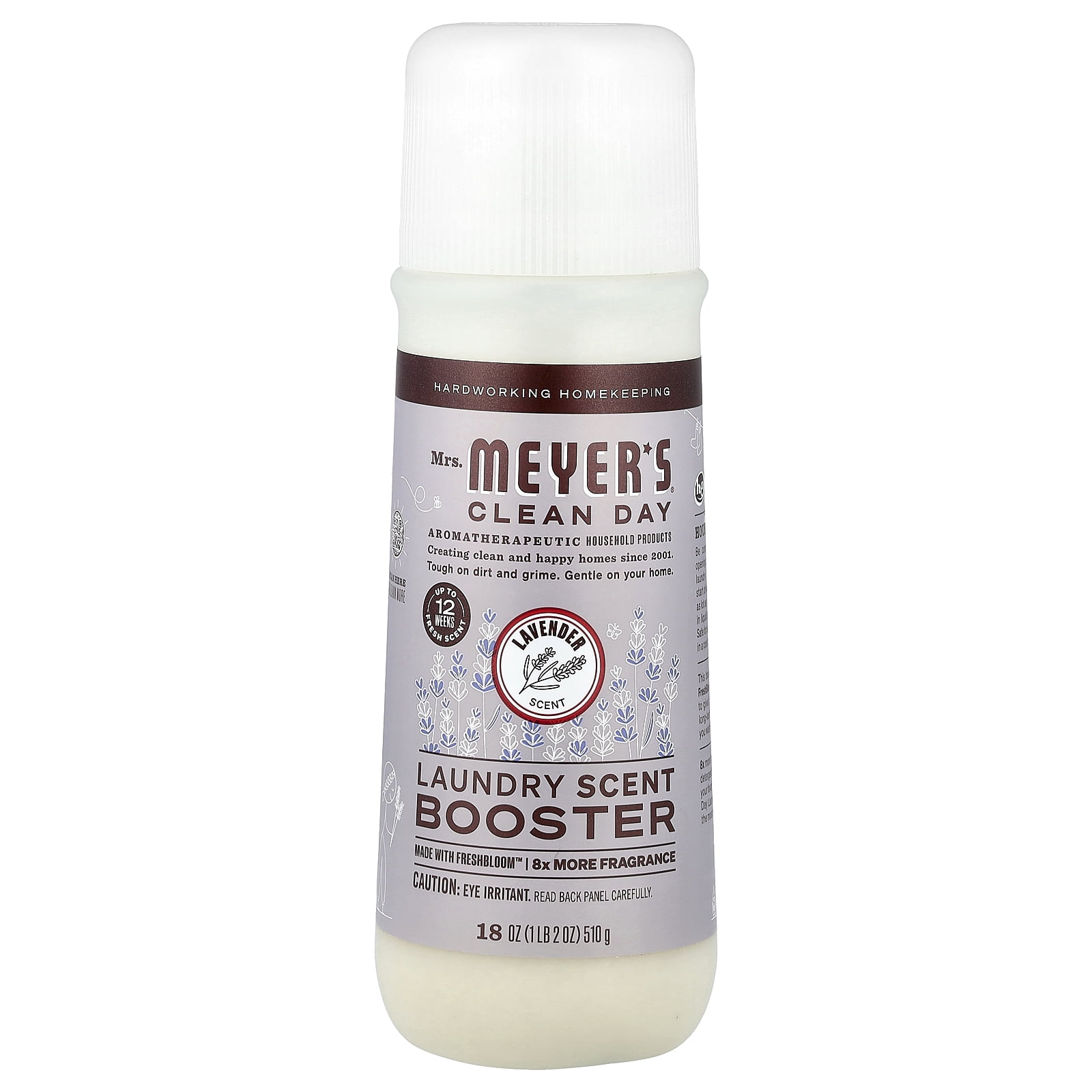 Mrs. Meyers Clean Day Laundry Scent Booster, Lavender, 18 oz (510 g ...