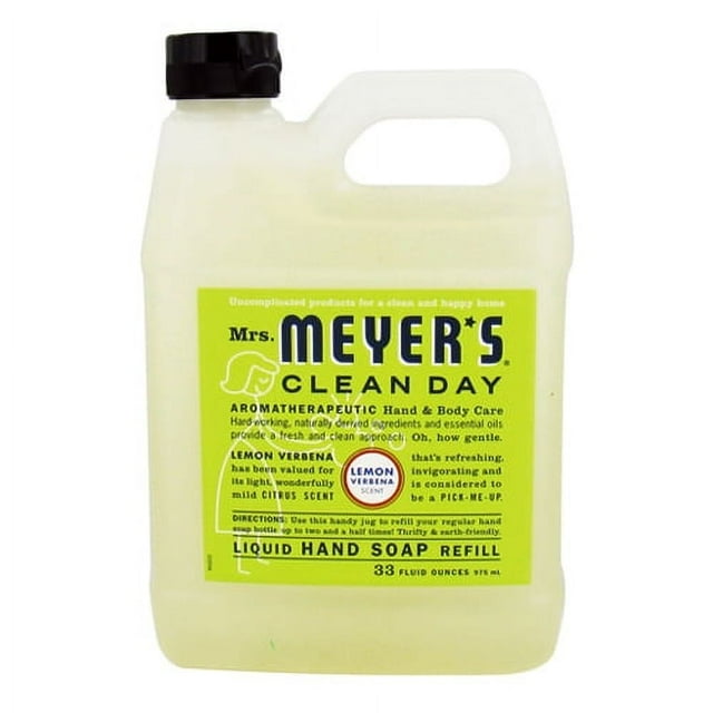 Mrs Meyers Clean Day Liquid Hand Soap Refill Lemon Verbena 33 Oz
