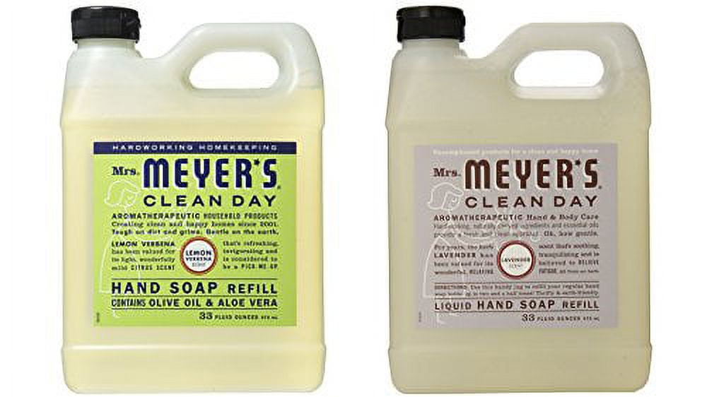Mrs Meyers Liquid Hand Soap Lavender And Lemon Verbena 33 Oz Refill