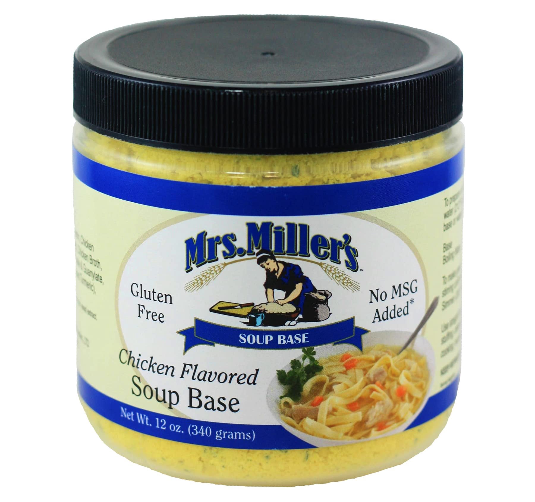 AmishTastes Mrs. Miller's Chicken Flavored Soup Base, Gluten-Free, No ...