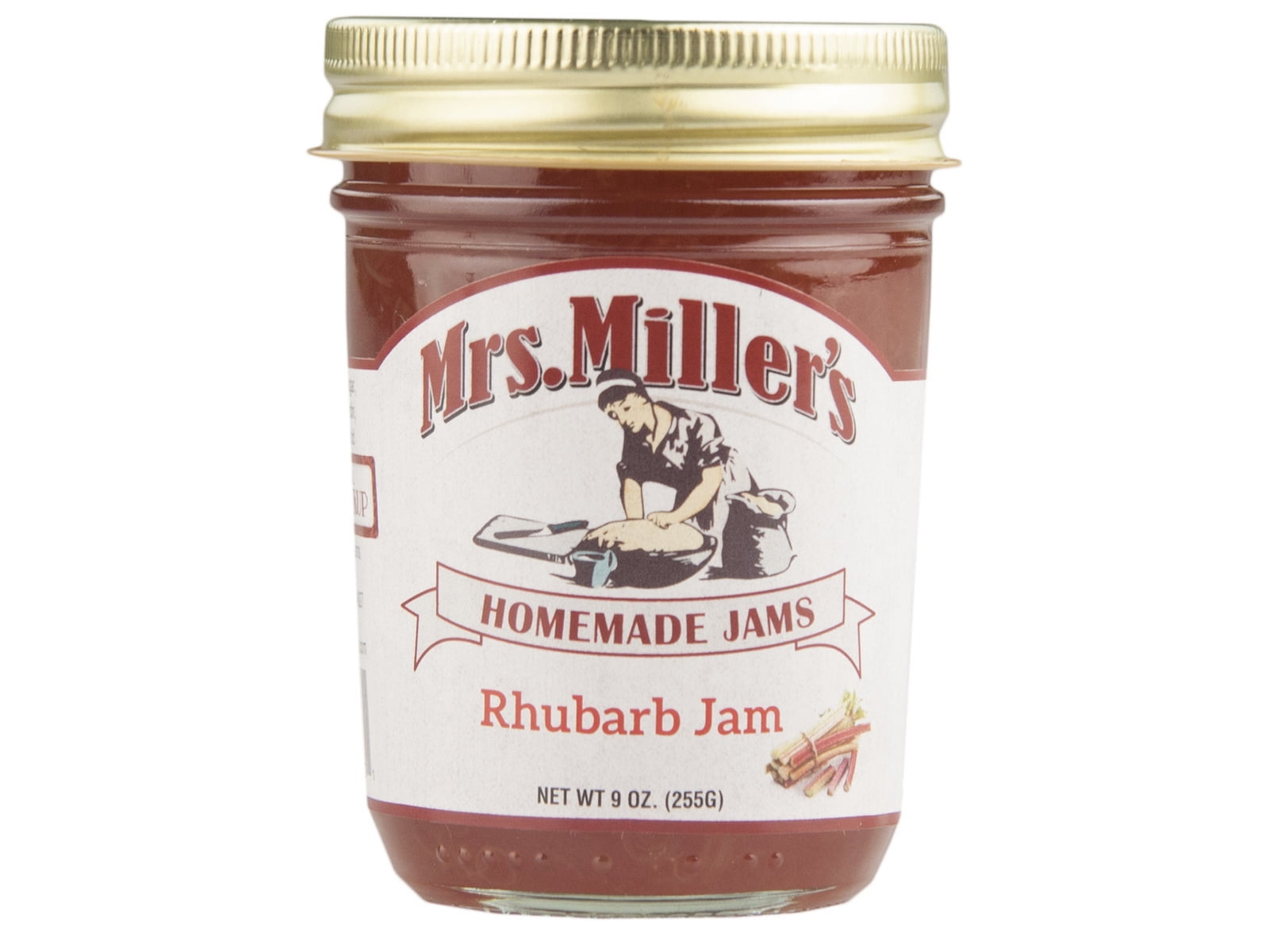 Mrs. Miller's Homemade Rhubarb Jam, 2-Pack 9 oz. Jars - Walmart.com