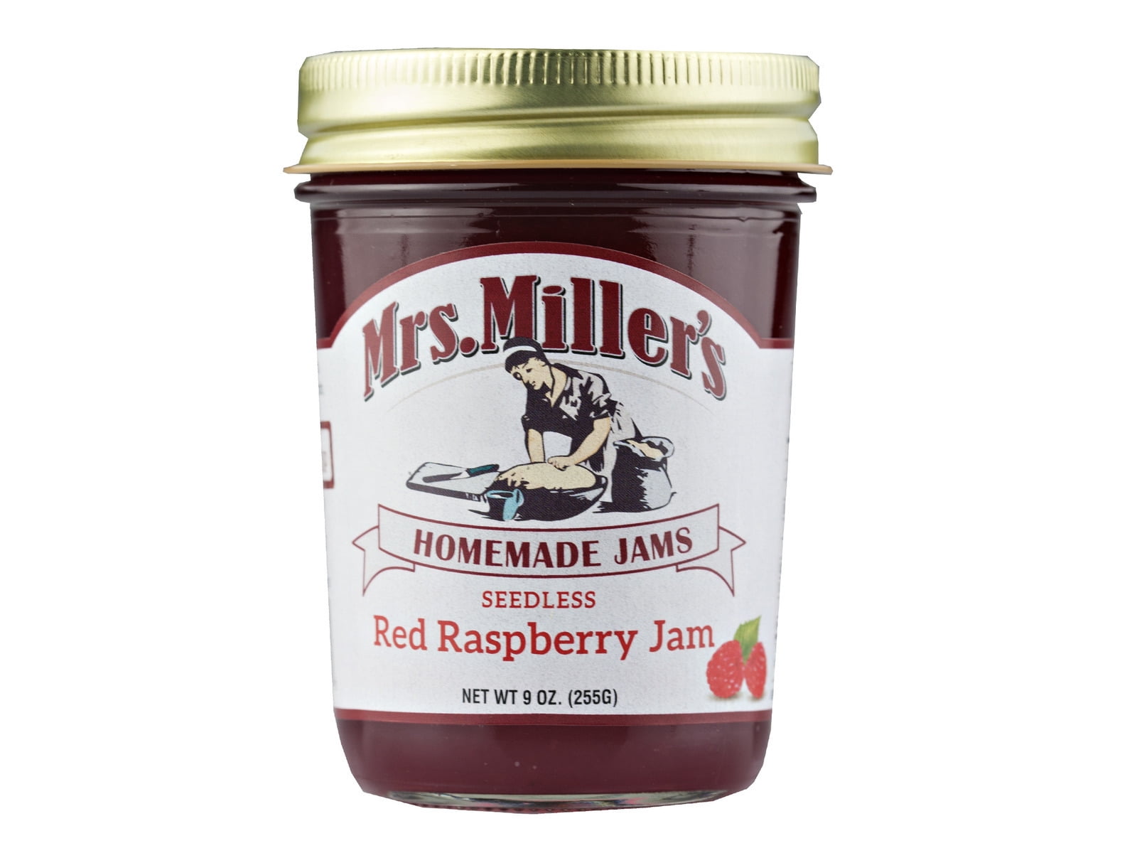 Mrs. Miller's Seedless Red Raspberry Jam 9 oz. (3 Jars) - Walmart.com