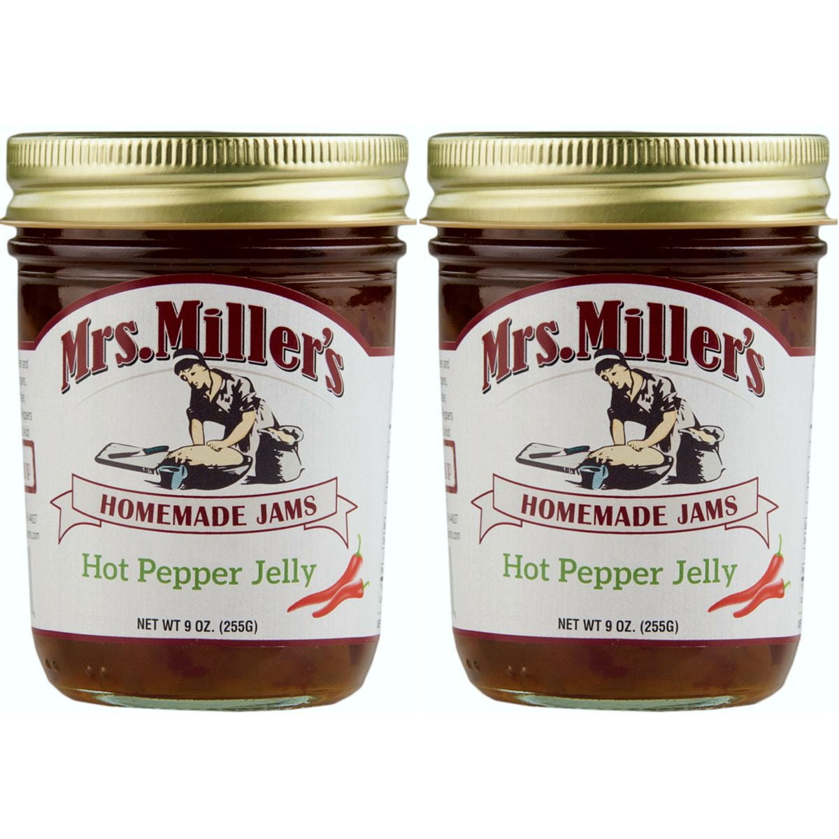 Mrs. Miller's Hot Pepper Jelly, Sweet & Savory, 2 Pack, 9 oz. - Walmart.com