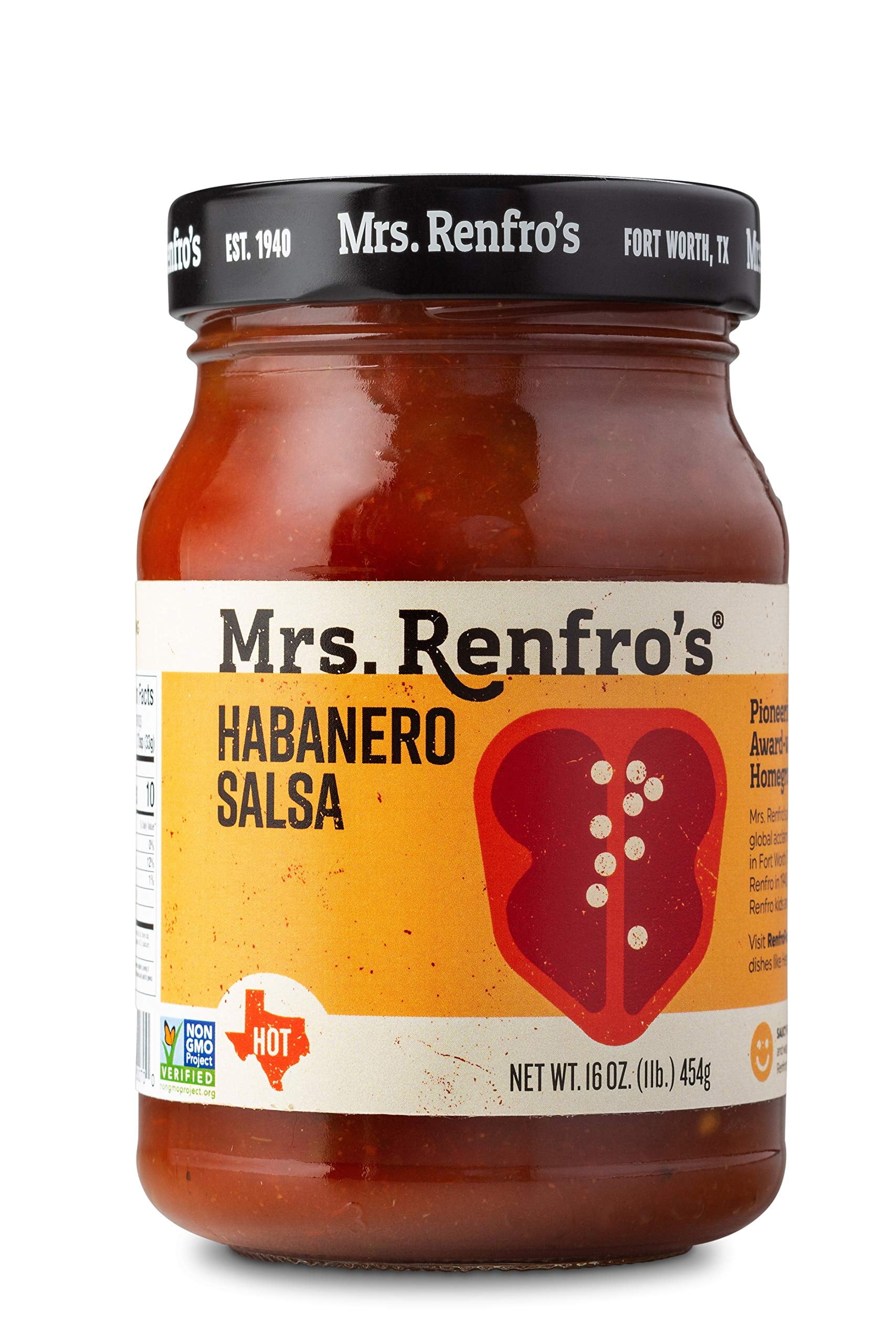 Mrs. Renfro's Habanero Sauce, Hot, 16-Ounce Jars (Pack of 6) - Walmart.com