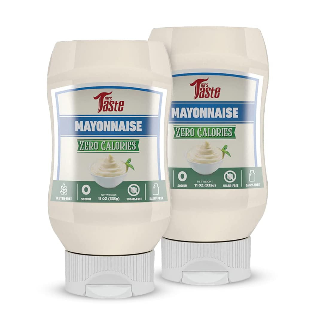Mrs Taste Sugar Free MAYONNAISE, Zero Sodium, Keto Friendly (2 Bottles ...