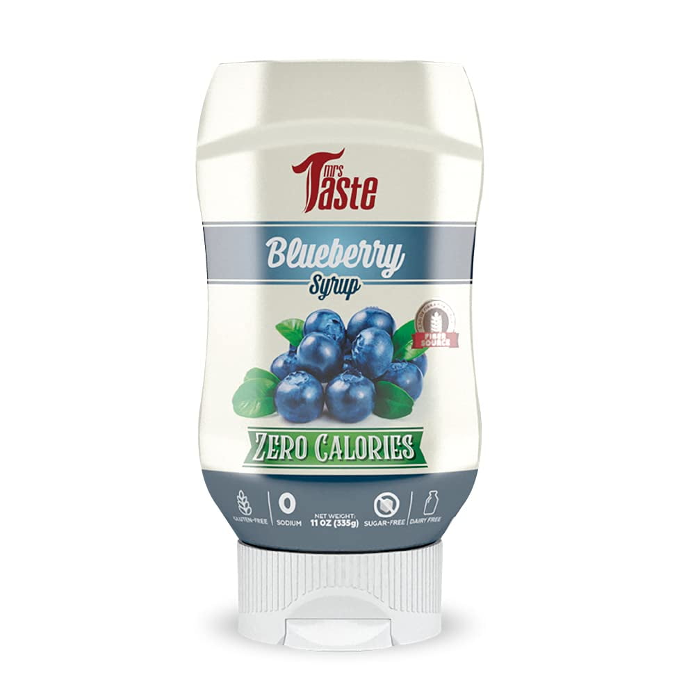 Mrs Taste Sugar Free Blueberry Syrup, Zero Calories, Zero Sodium, Zero ...