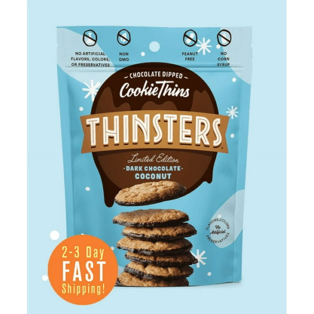 Mrs Thinsters Dark Chocolate coconut cookie thins 18 oz Bulk Savings - Walmart.com