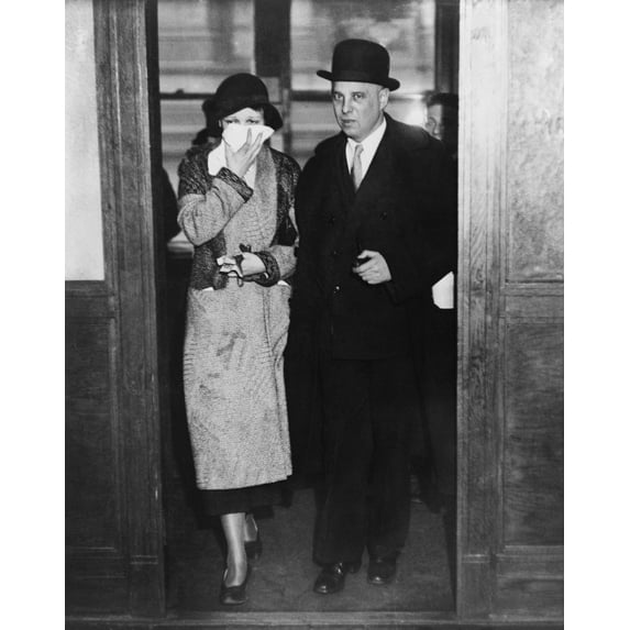 Mrs. Vincent Coll With Her Husband'S Famous Defense Attorney Samuel ...