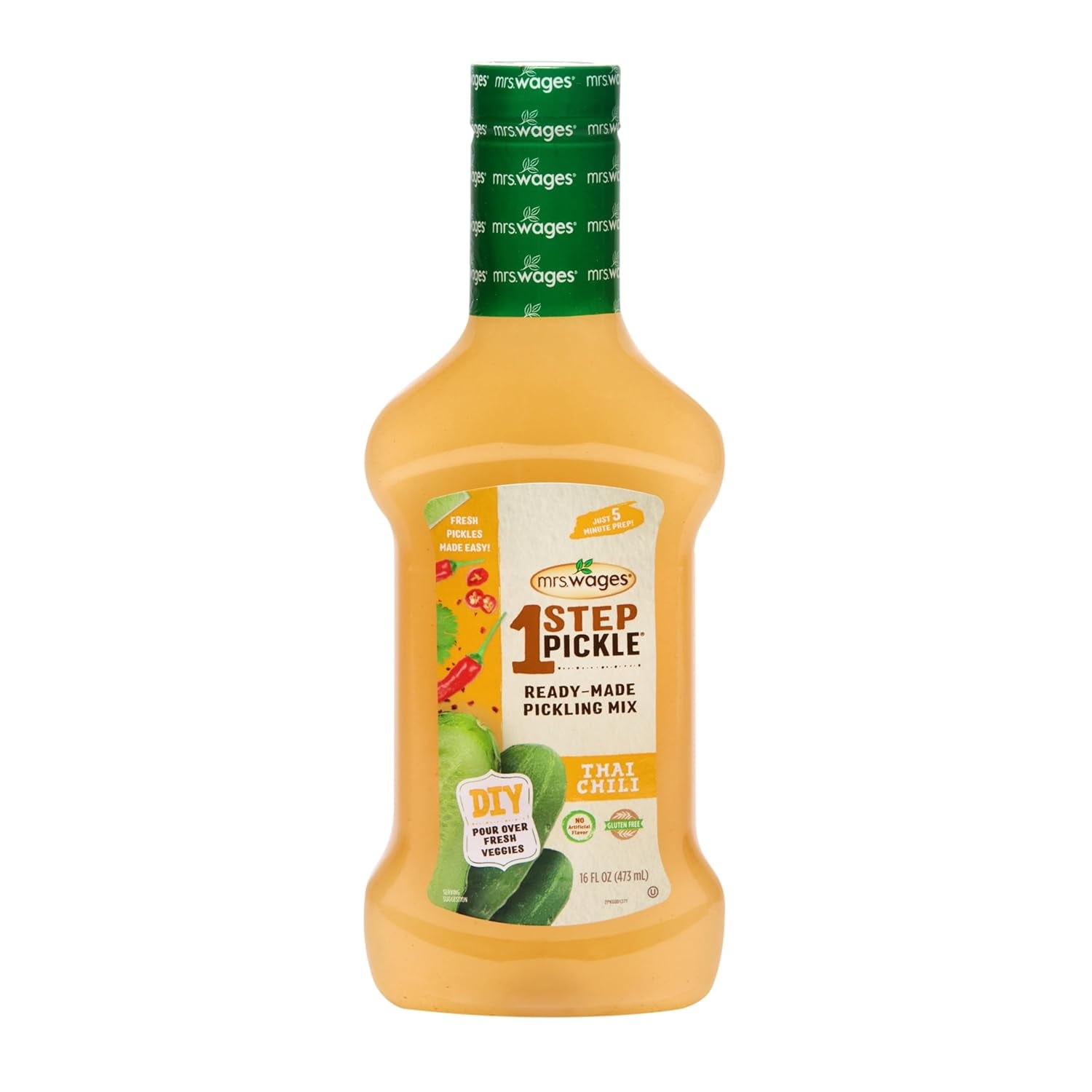 Mrs. Wages 1 Step Pickle Thai Chili Pickling Mix, DIY Fresh Pickles in ...