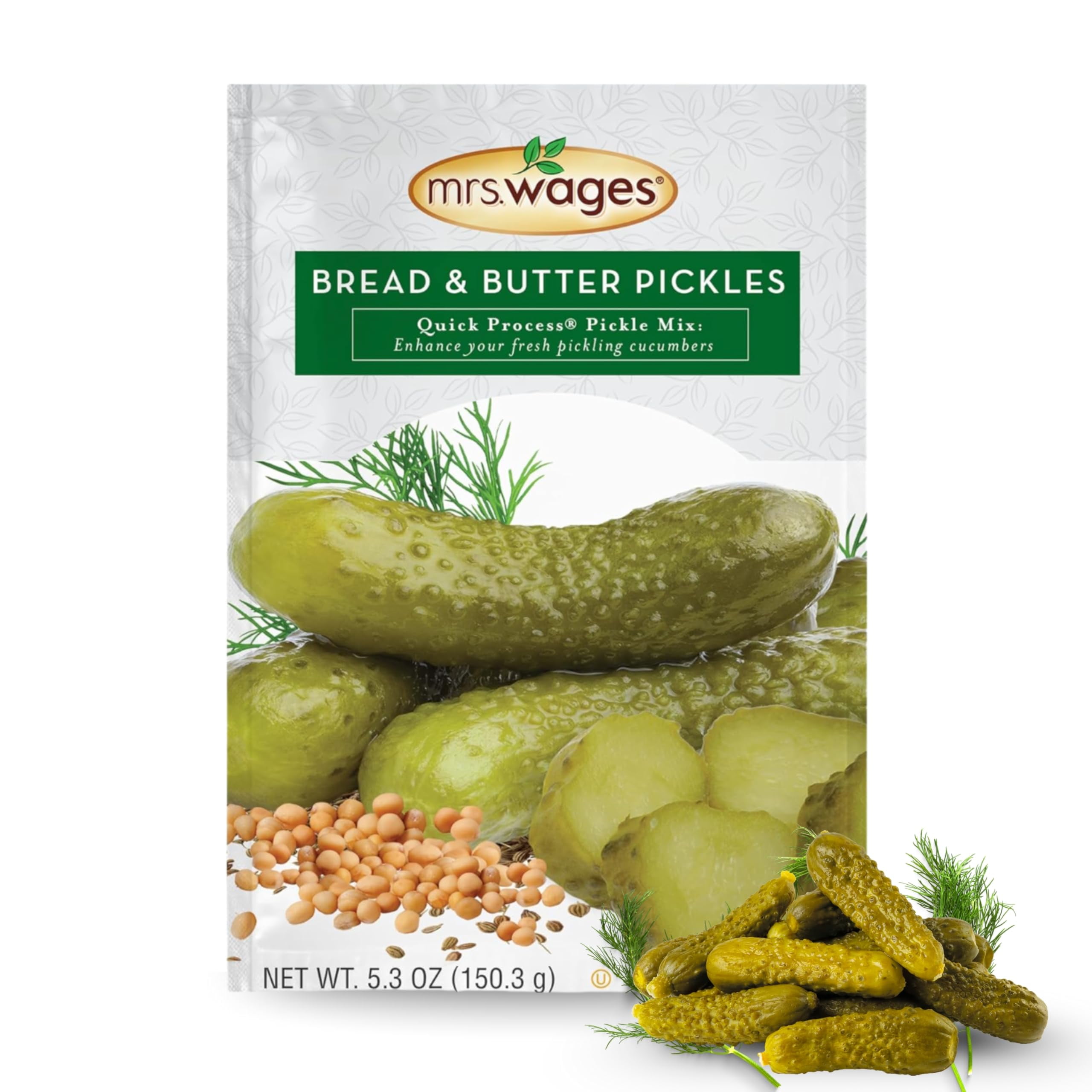 Mrs. Wages Bread and Butter MDA05 Pickles Quick Process Mix, Quick and ...