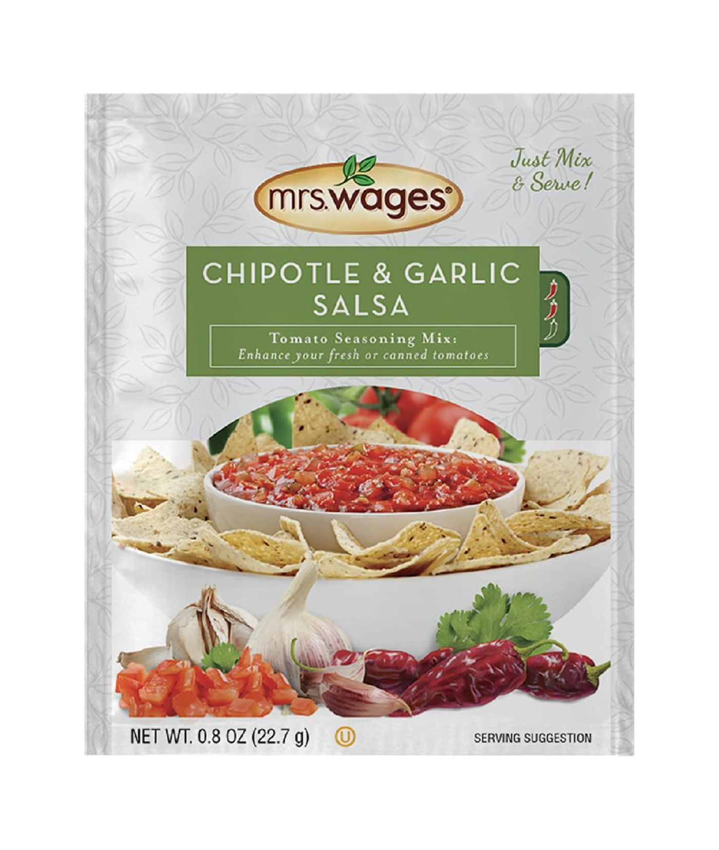 Mrs. Wages Chipotle and YPF5 Garlic Salsa Seasoning Mix | Quick and ...
