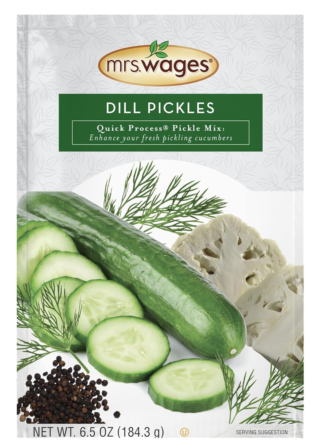 Mrs. Wages Dill Pickles Quick Process Pickle Mix, 6.5 oz Granules Pouch ...