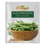 Mrs. Wages Premium Pickled Dilled Green Bean Mix, 6 Pints Capacity ...
