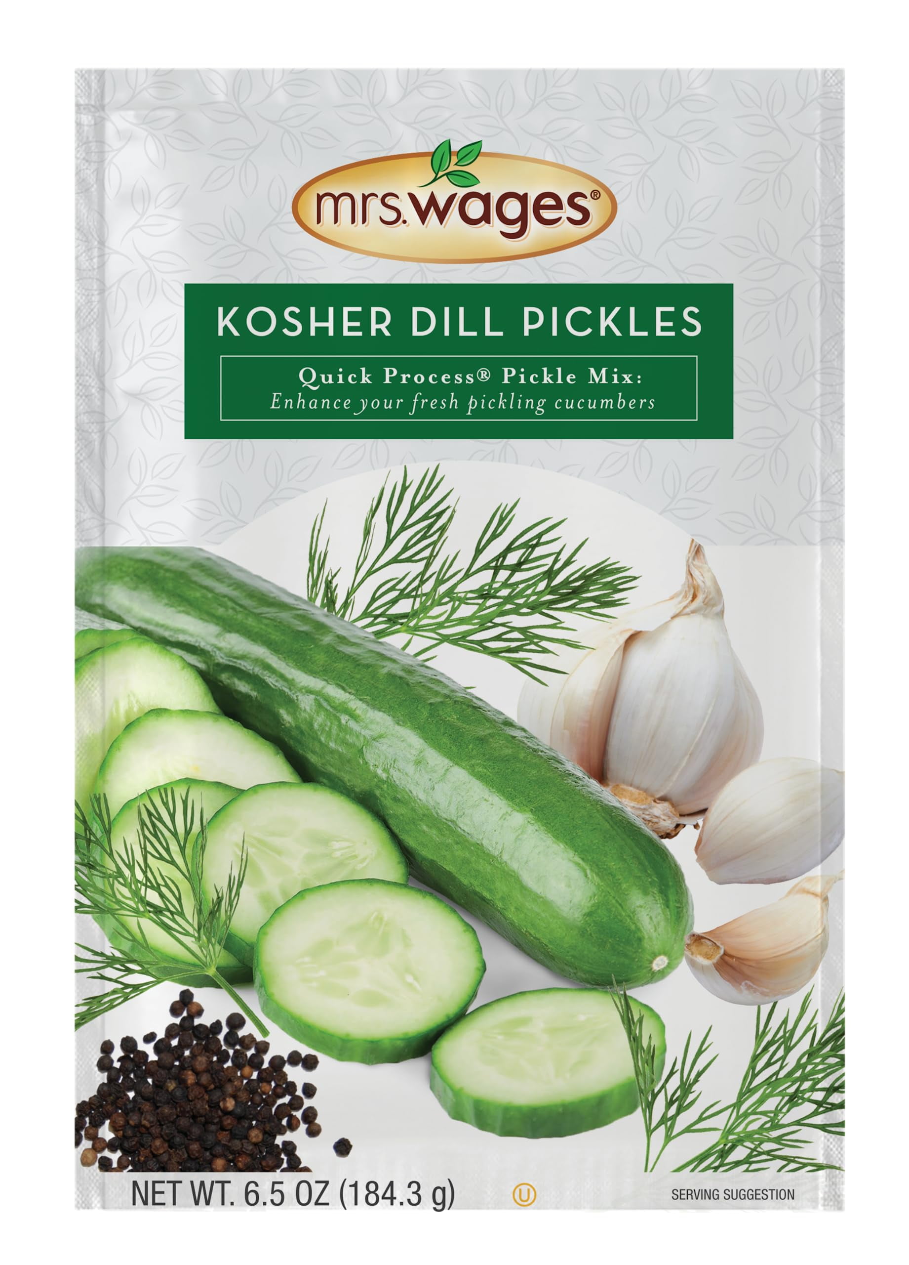 Mrs. Wages KosherITSC Dill Pickles Quick Process Mix, Quick and Easy ...
