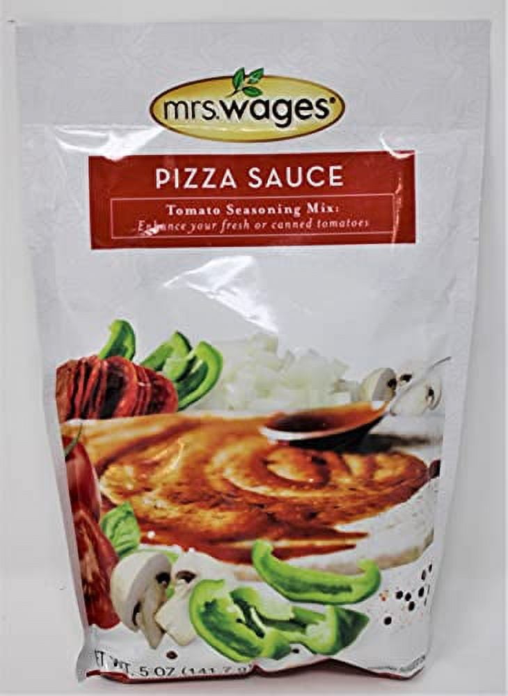 Mrs. Wages 5 Ounce Pizza Sauce Tomato Mix Package - Walmart.com