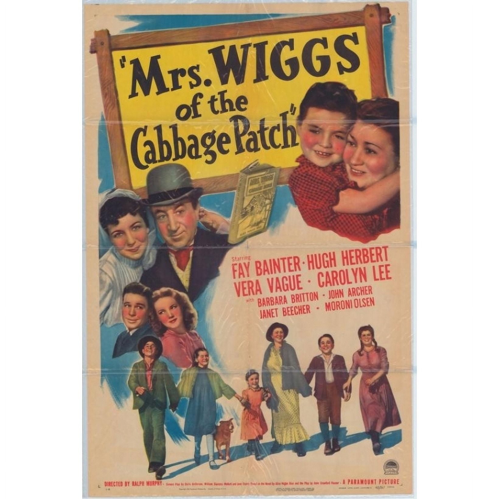 Mrs. Wiggs of the Cabbage Patch Movie Poster (11 x 17) - Item ...