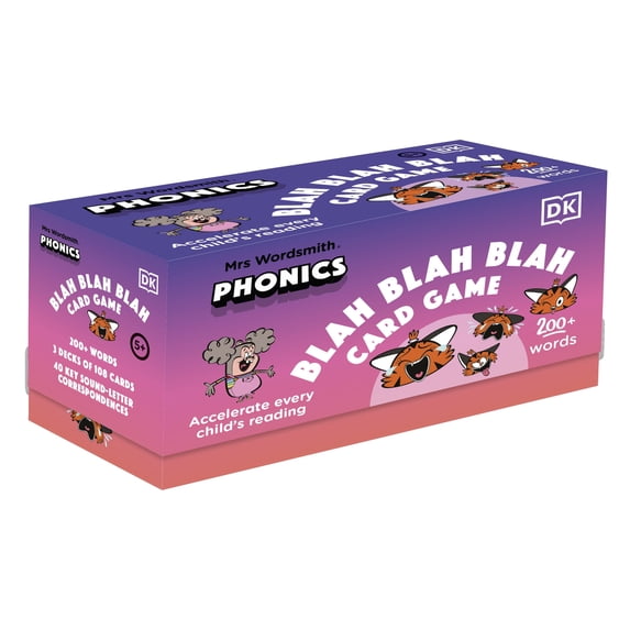 Mrs Wordsmith Phonics Blah Blah Blah Card Game for Kids Learning ...