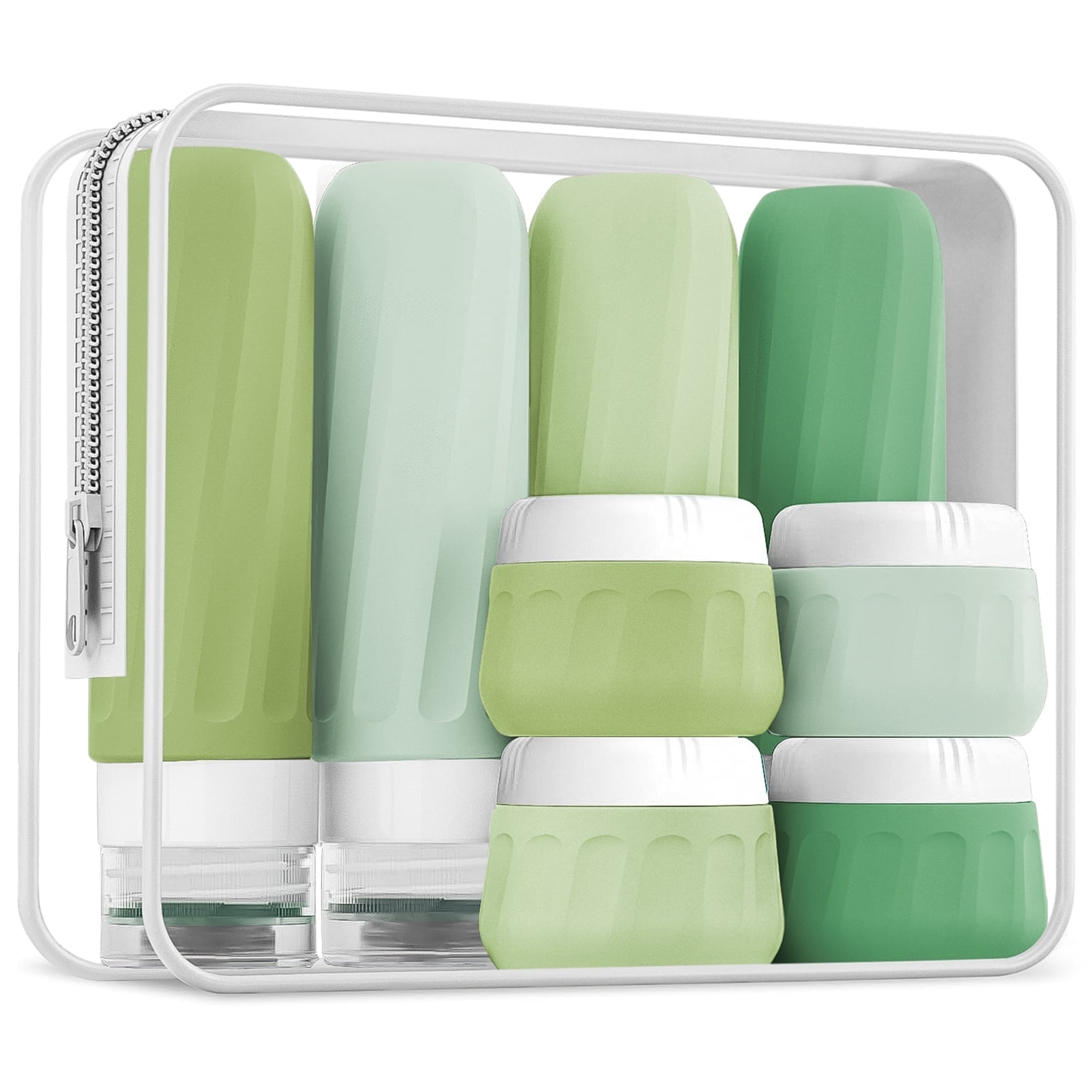 Mrsdry Travel Bottles for Toiletries 8 Pack, Travel Size Toiletries ...