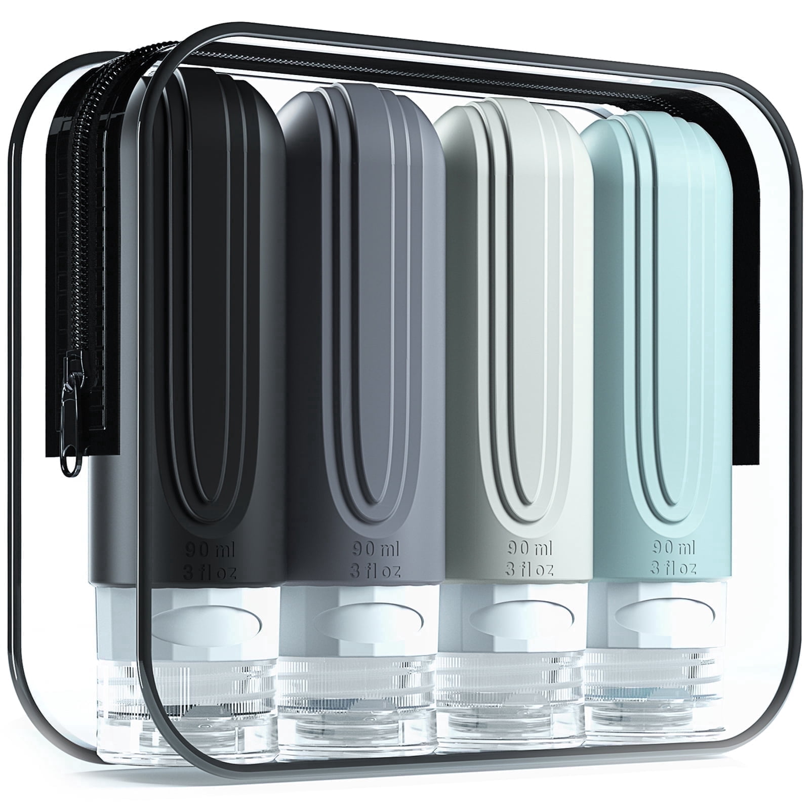 Mrsdry Travel Bottles for Toiletries, Tsa Approved 3oz Travel Size ...