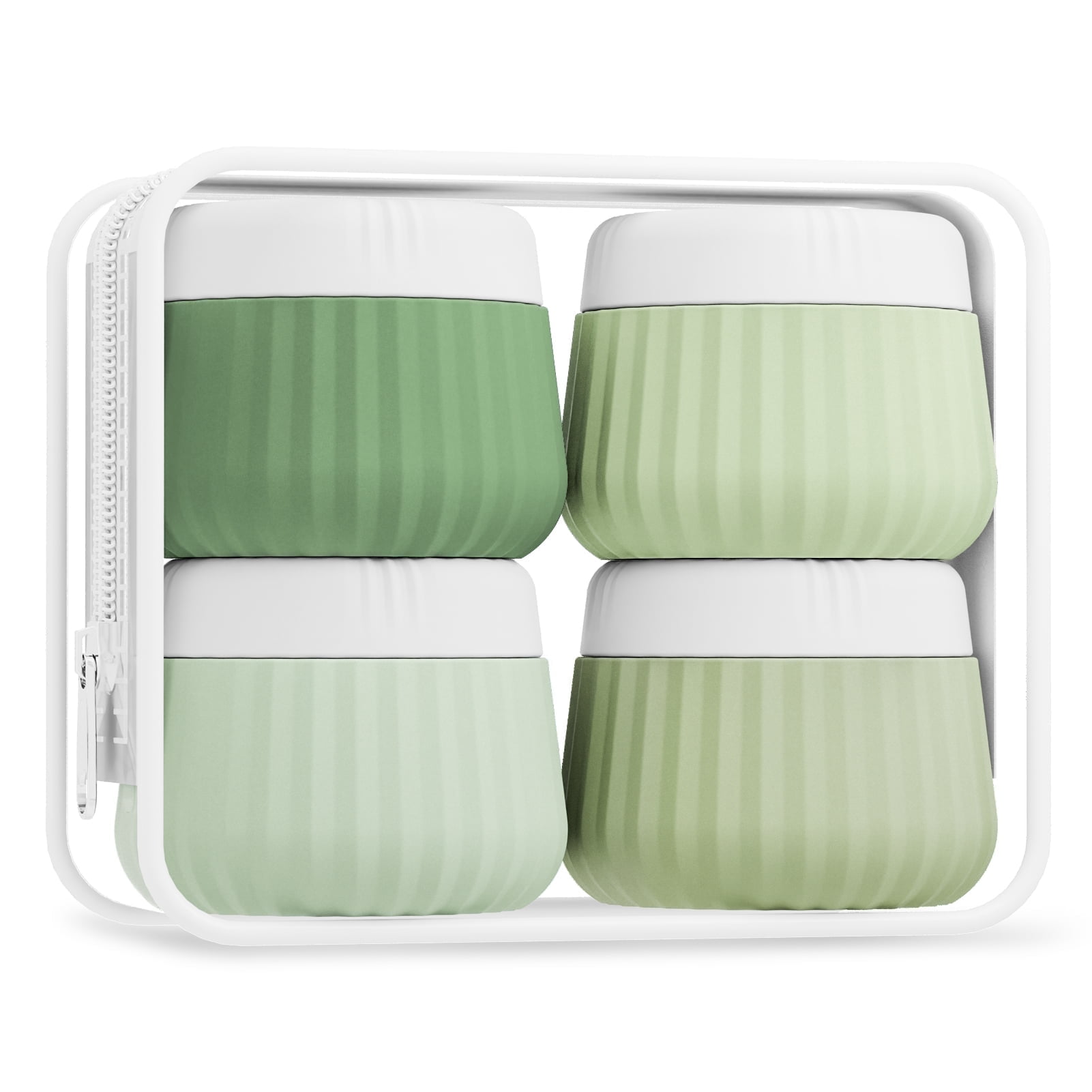 Mrsdry Travel Containers for Toiletries 4 Pack, TSA Approved Travel ...