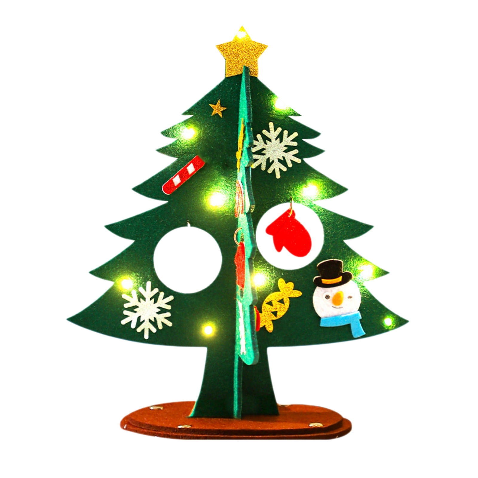 Mrzvby Christmas Decorations 2025!9.5-inch DIY Felts Toddler Christmas ...