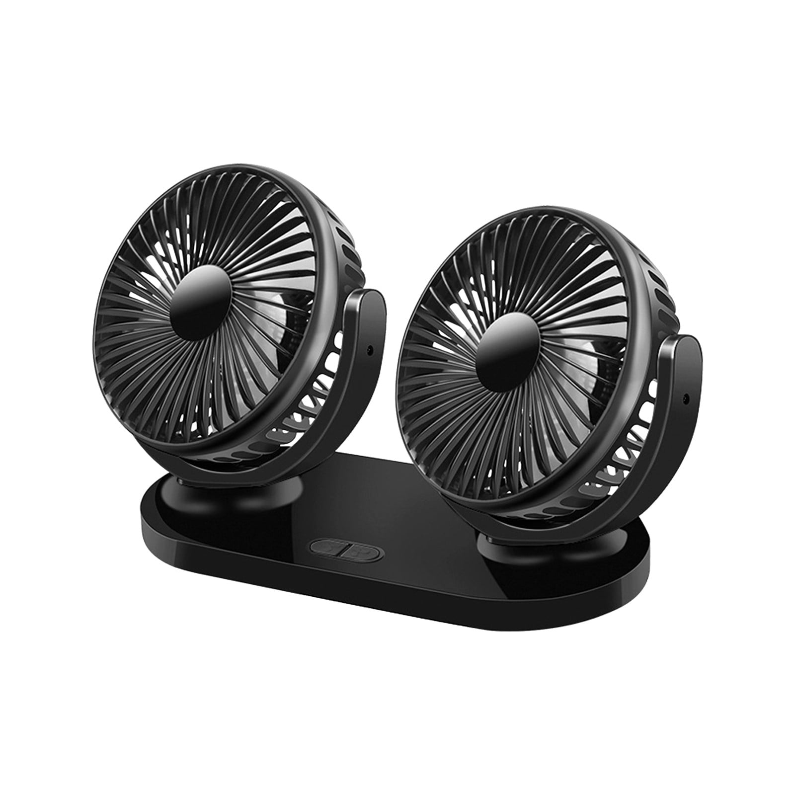 Mrzvby Gifts for Women Clearance!Universal Double-headed Vehicle Fan Car Big Wind Fan USB Office ...