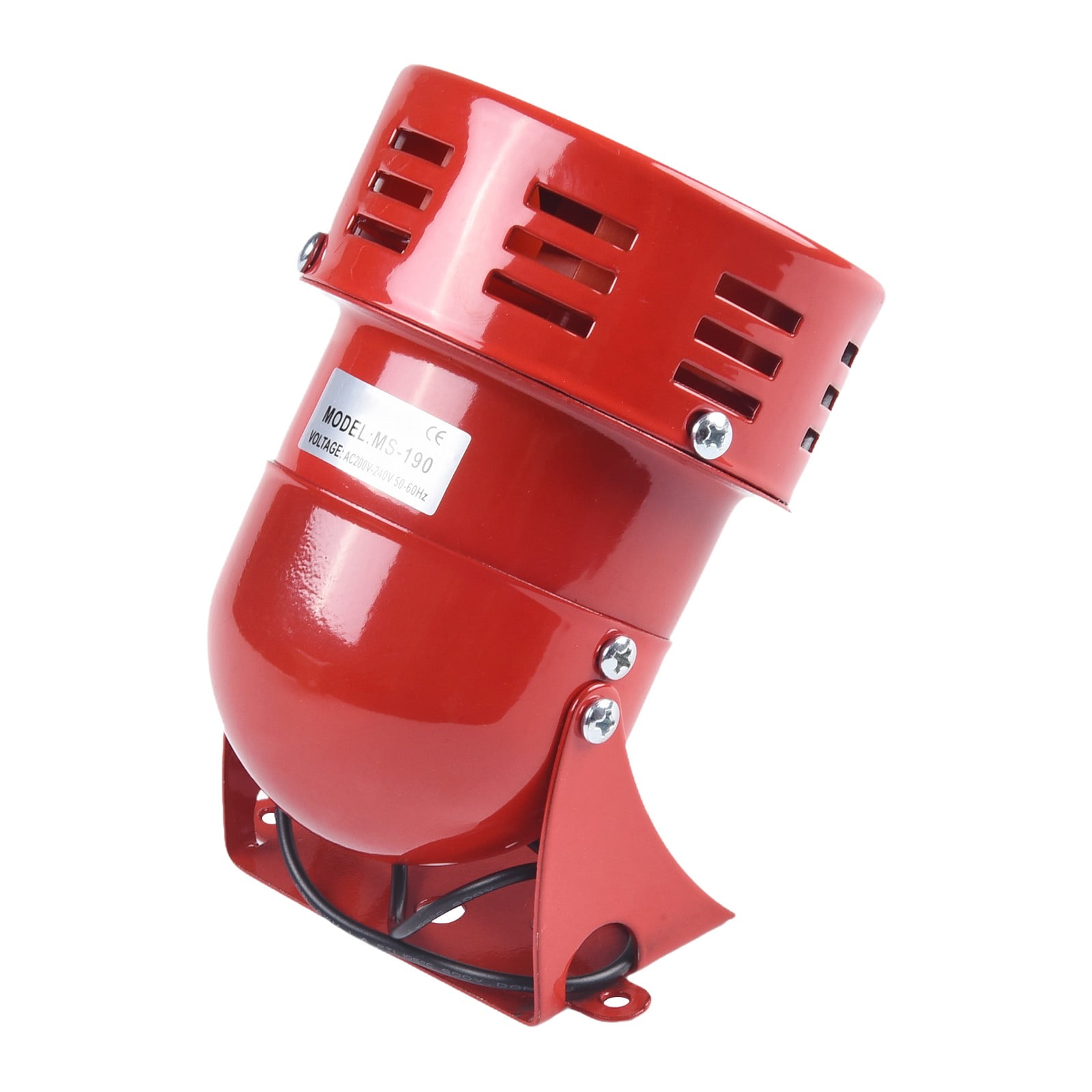 Ms-190 Ac220V 110Db Red Mini Motor Alarm Siren High Power Buzzer ...