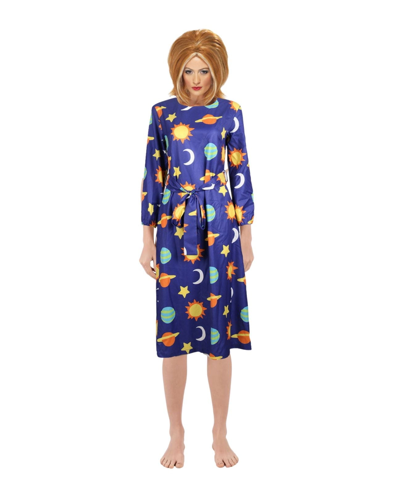 Ms. Frizzle Deluxe Costume With Wig Magic School Bus Solar System Dress ...