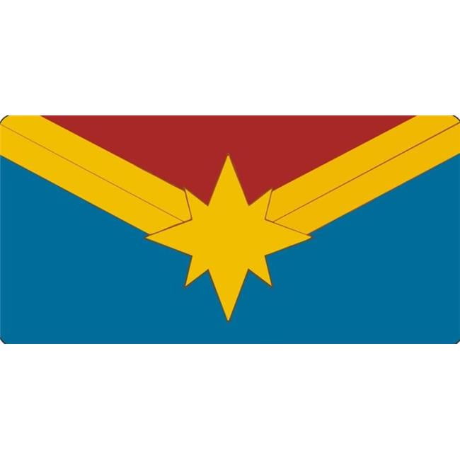 Ms. Marvel Logo Photo License Plate - Walmart.com