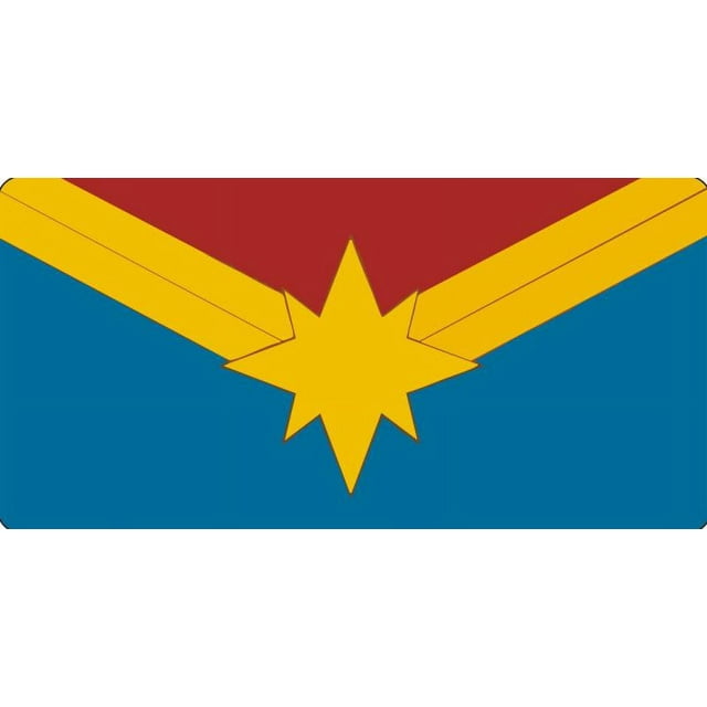 Ms. Marvel Logo Photo License Plate - Walmart.com