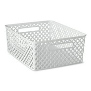 Mainstays Large Round Wire Basket with Handles, Black - Walmart.com