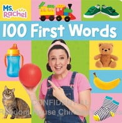100 First Words (Ms. Rachel) (Board Book) - Walmart.com