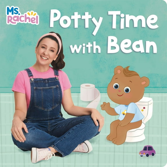 Ms. Ms. Rachel Potty Time with Bean Board Book for Toddlers, Potty ...