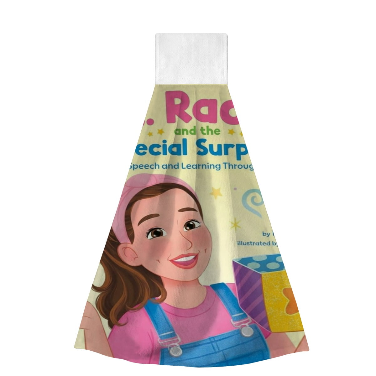 Ms Rachel 2-piece cartoon hand towel gift, pure cotton children's ...