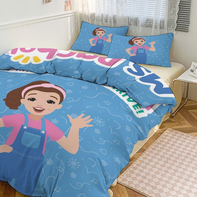 Ms. Rachel 3-Piece Bedding Set Duvet Cover Pillow Shams Soft ...