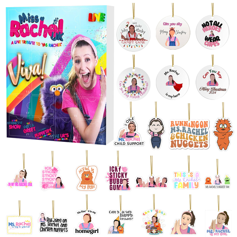 Ms Rachel Advent Calendar 2025 2026 Christmas Halloween Countdown ...