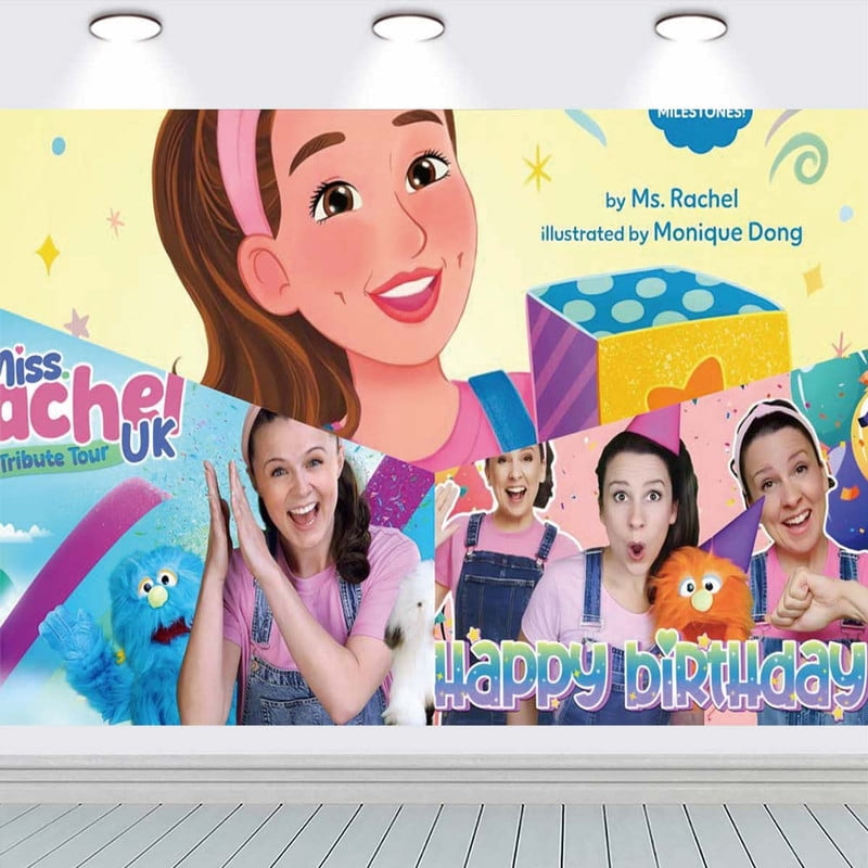 Ms Rachel Backdrop Taspestry Banner Party Supplies Background Poster ...