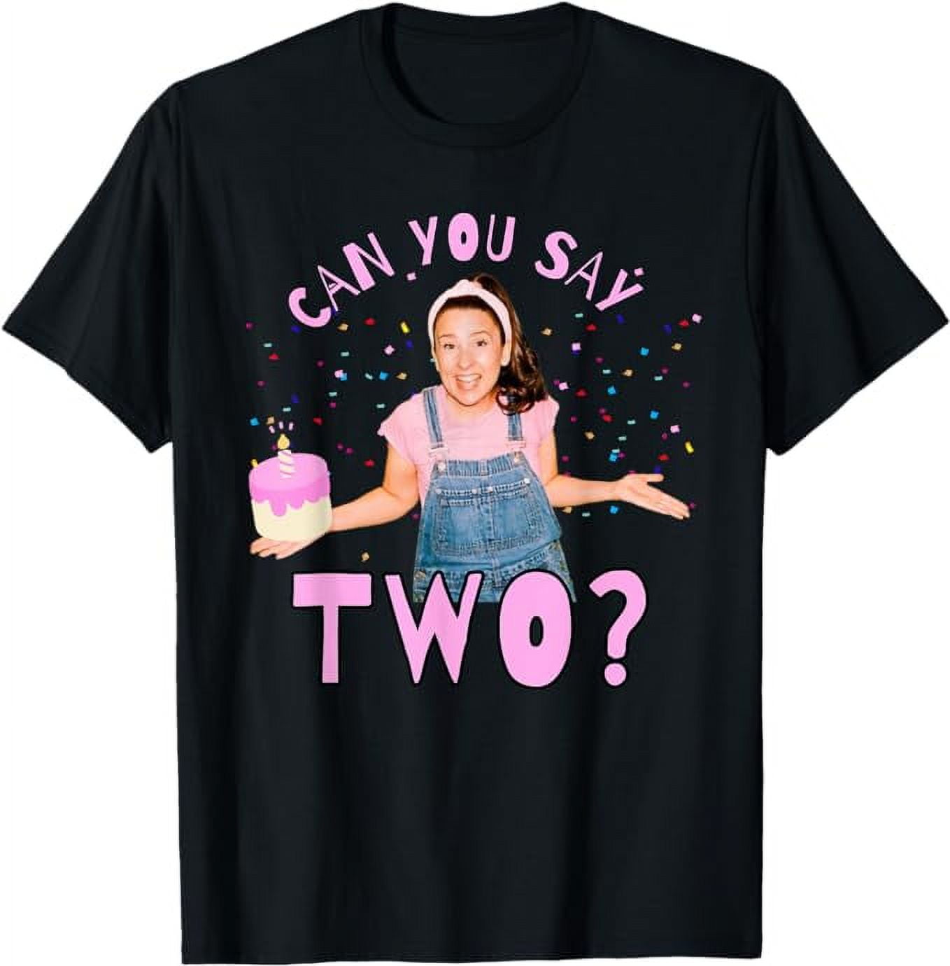 Ms.Rachel Can you Say Two Ms Rachel Birthday Pink Text T-Shirt For Men ...