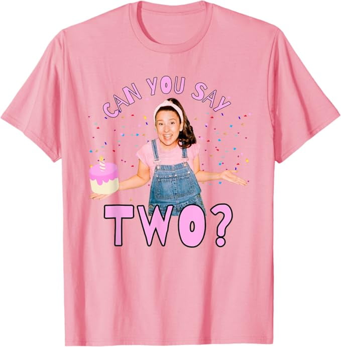 Ms.Rachel Can you Say Two Ms Rachel Birthday Pink Text T-Shirt For Men ...