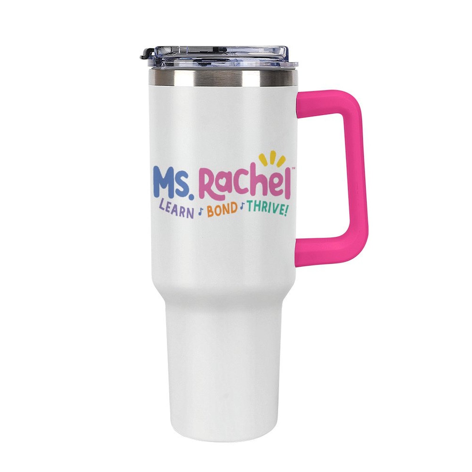 Ms. Rachel Car Cup Stainless Steel Thermos Cup with Handle 40oz ...