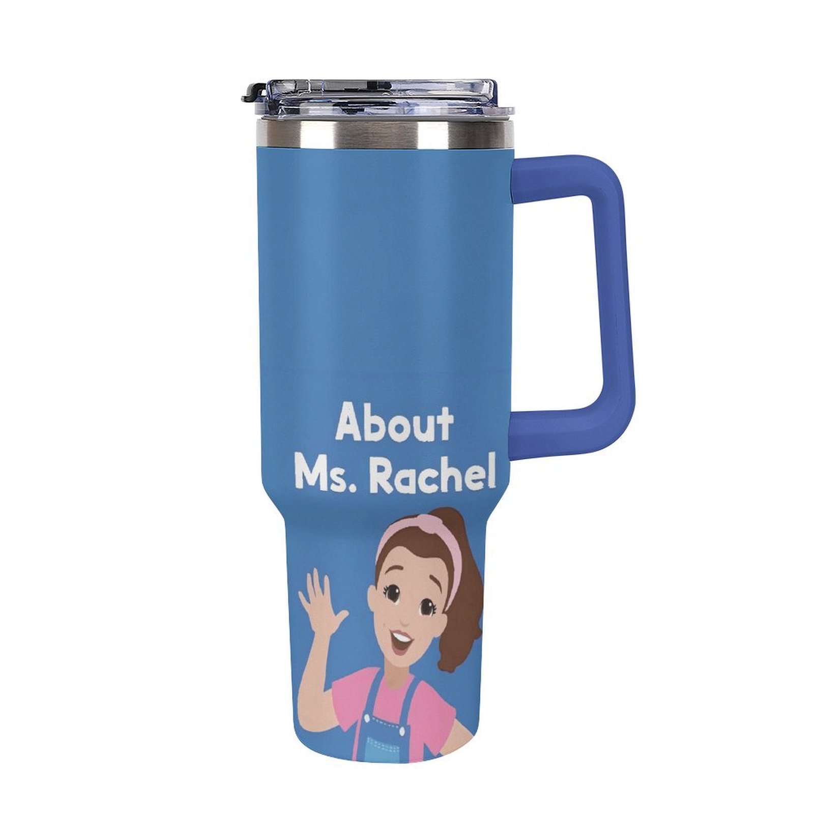 Ms. Rachel Car Cup Stainless Steel Thermos Cup with Handle 40oz ...