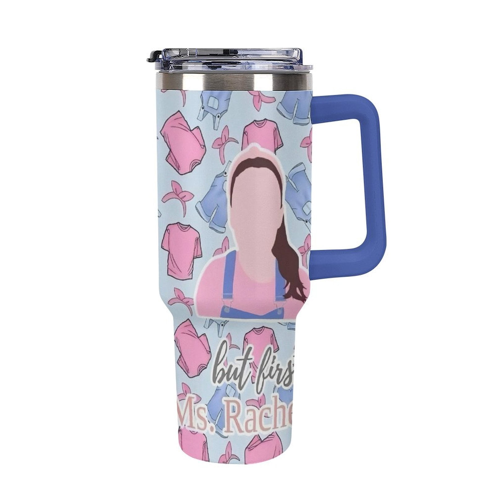Ms. Rachel Car Cup Stainless Steel Thermos Cup with Handle 40oz ...