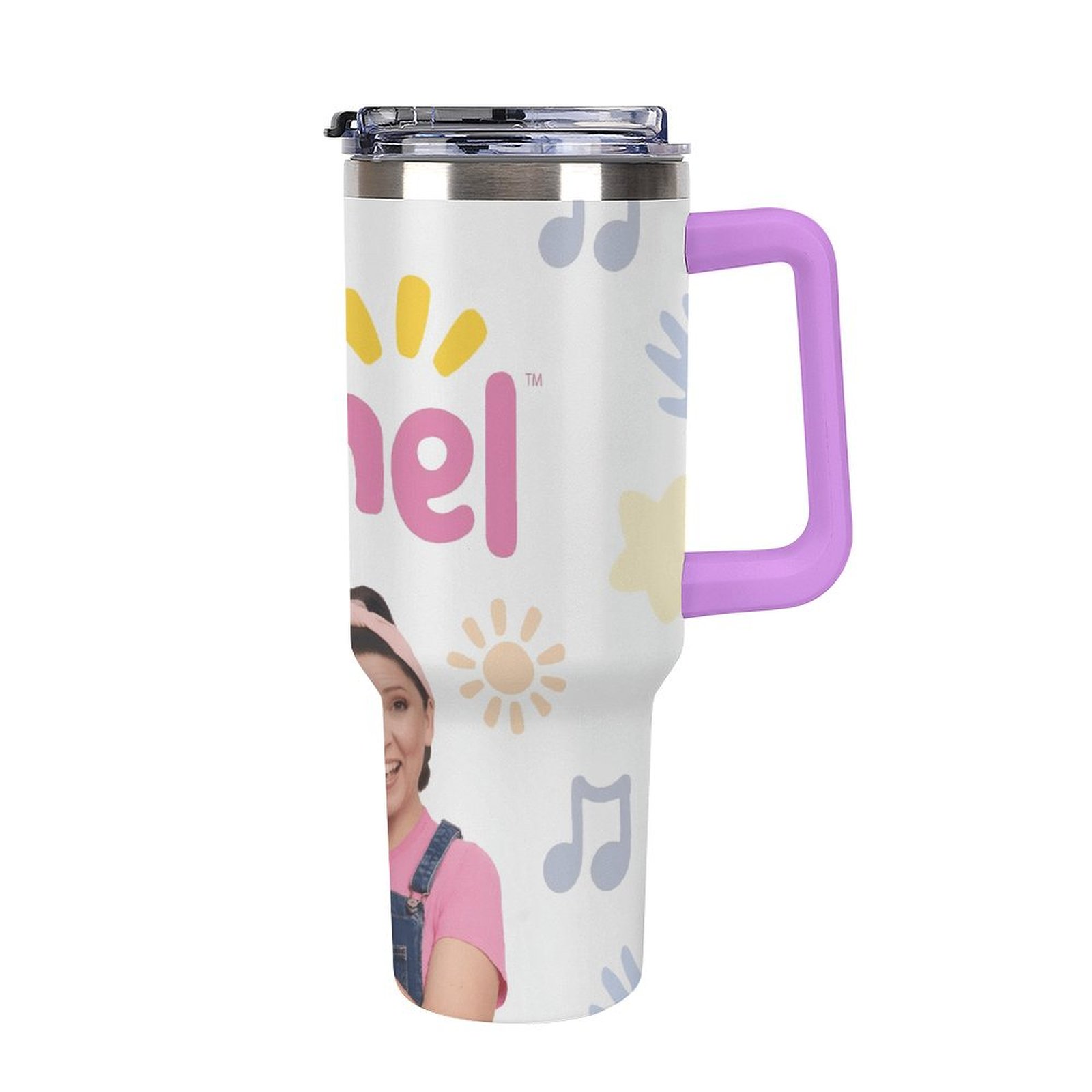 Ms. Rachel Car Cup Stainless Steel Thermos Cup with Handle 40oz ...
