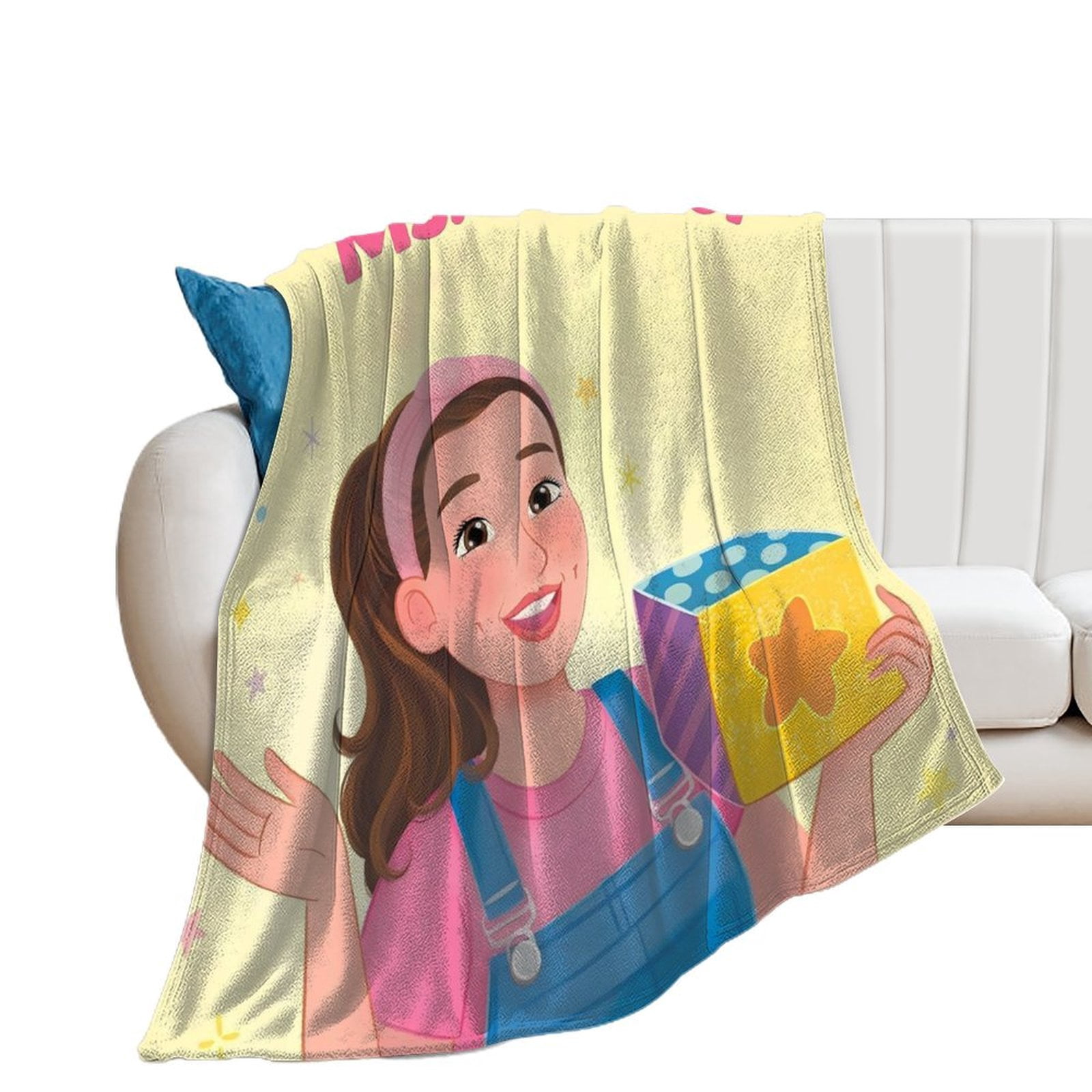 Ms. Rachel Cartoon Blanket Throw Child Toddler Boy Adult Gift Bedding ...