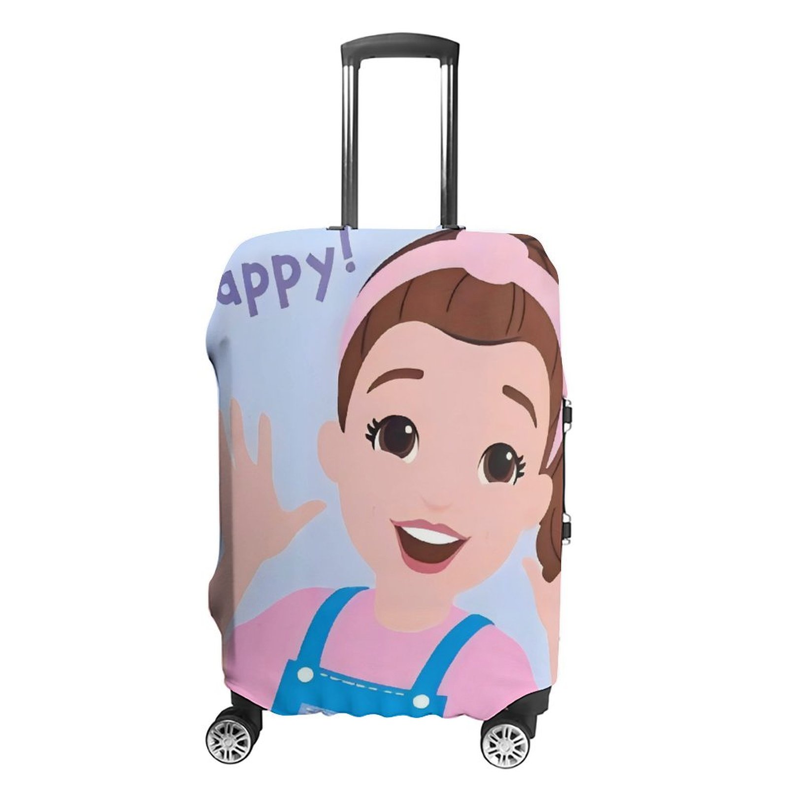 Ms. Rachel Cartoon suitcase protective cover travel suitcase protective ...