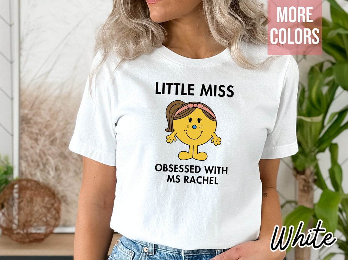 Ms Rachel Cute Little Miss T-Shirt,Maroon color,size M - Walmart.com